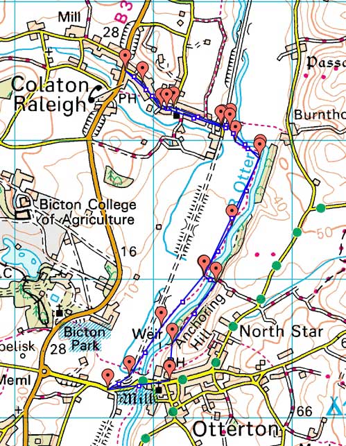 Otterton Village Website - Local walks - the parish boundary walk